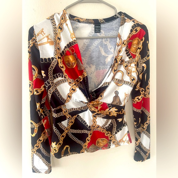 SHEIN | Tops | Chain Design Blousetop For Women | Poshmark